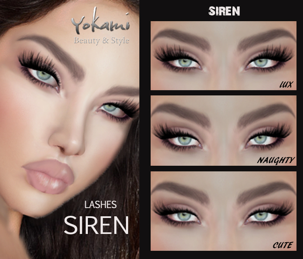 Second Life Marketplace - Yokami~ SIREN EYELASHES
